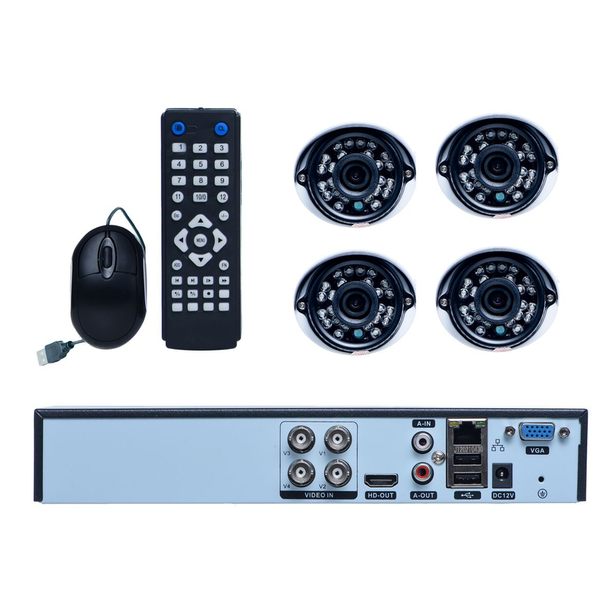 Full CCTV Security Recording System - 4 Channel/Cameras - Multi Junction