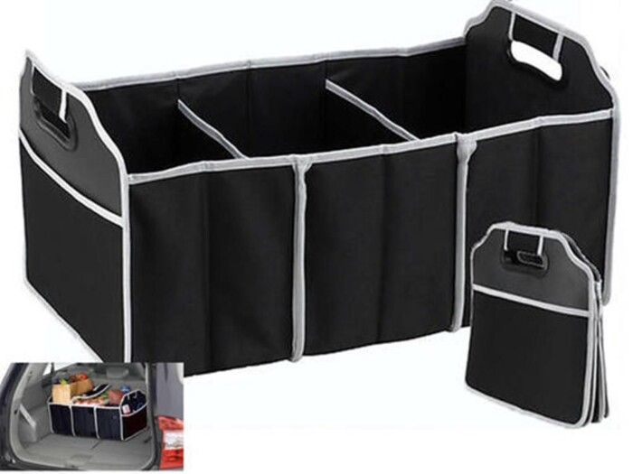 2 In 1 Car Boot Organizer Foldable Storage – Multi Junction